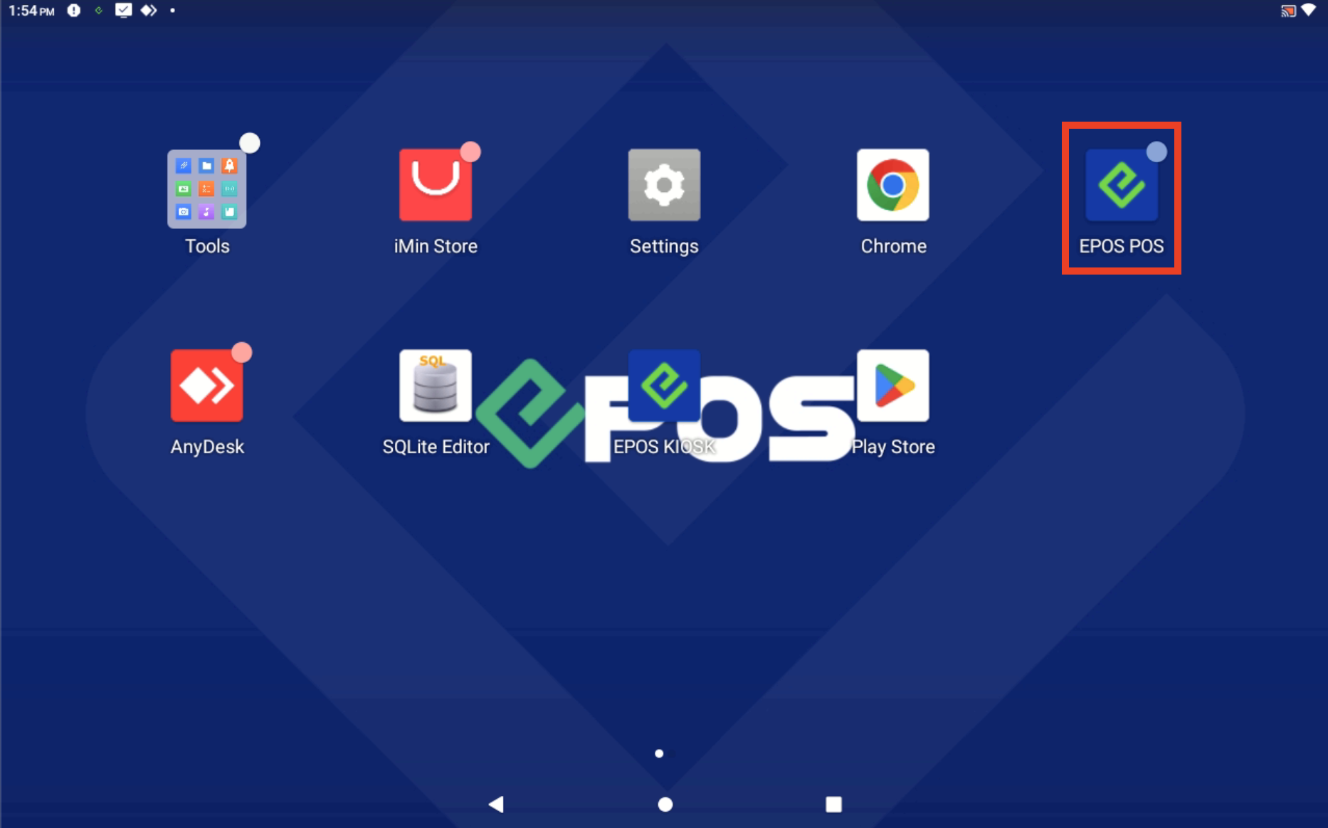 Starting the POS | EPOS POS System